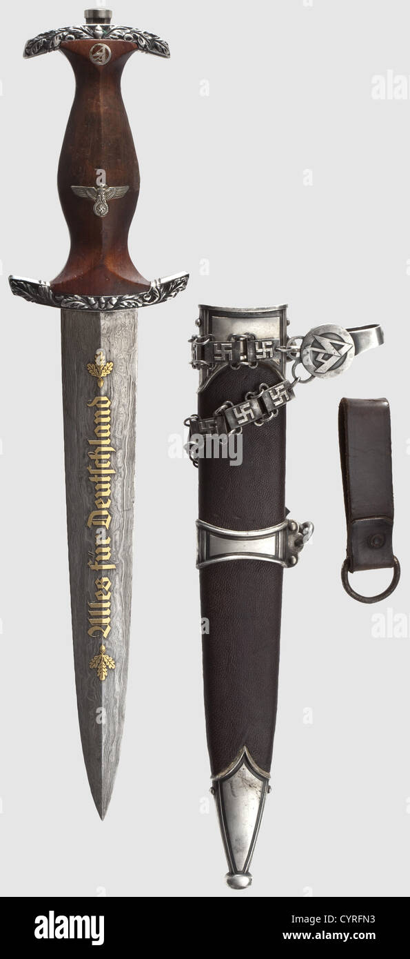 An honour award dagger with chain suspension,for high-ranking SA ...