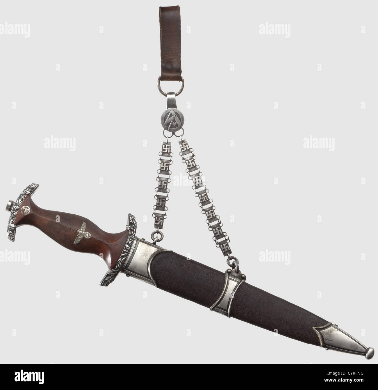 An honour award dagger with chain suspension,for high-ranking SA ...