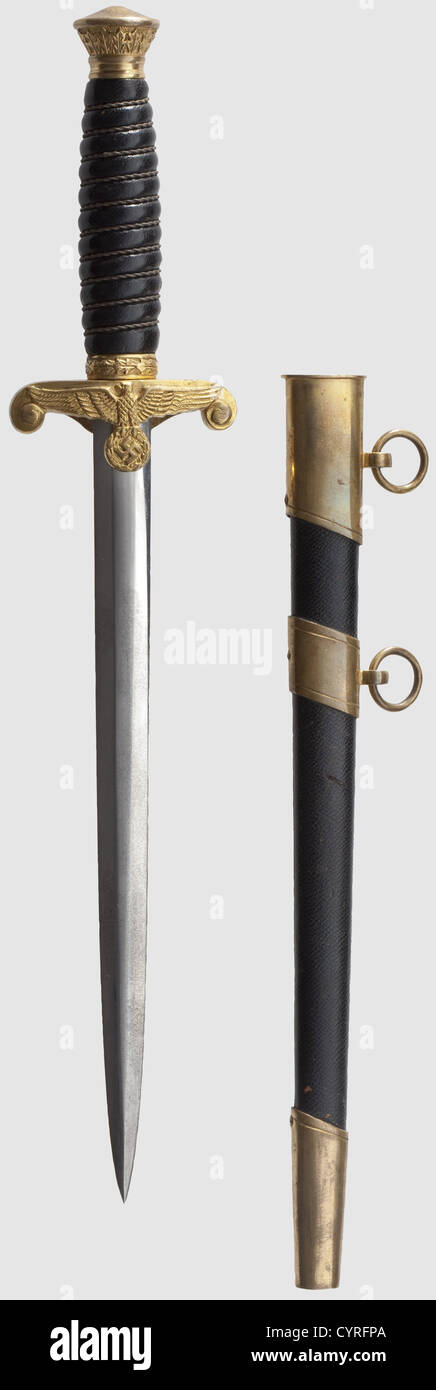 A model 37 dagger,for officers of the waters customs The blade with ...
