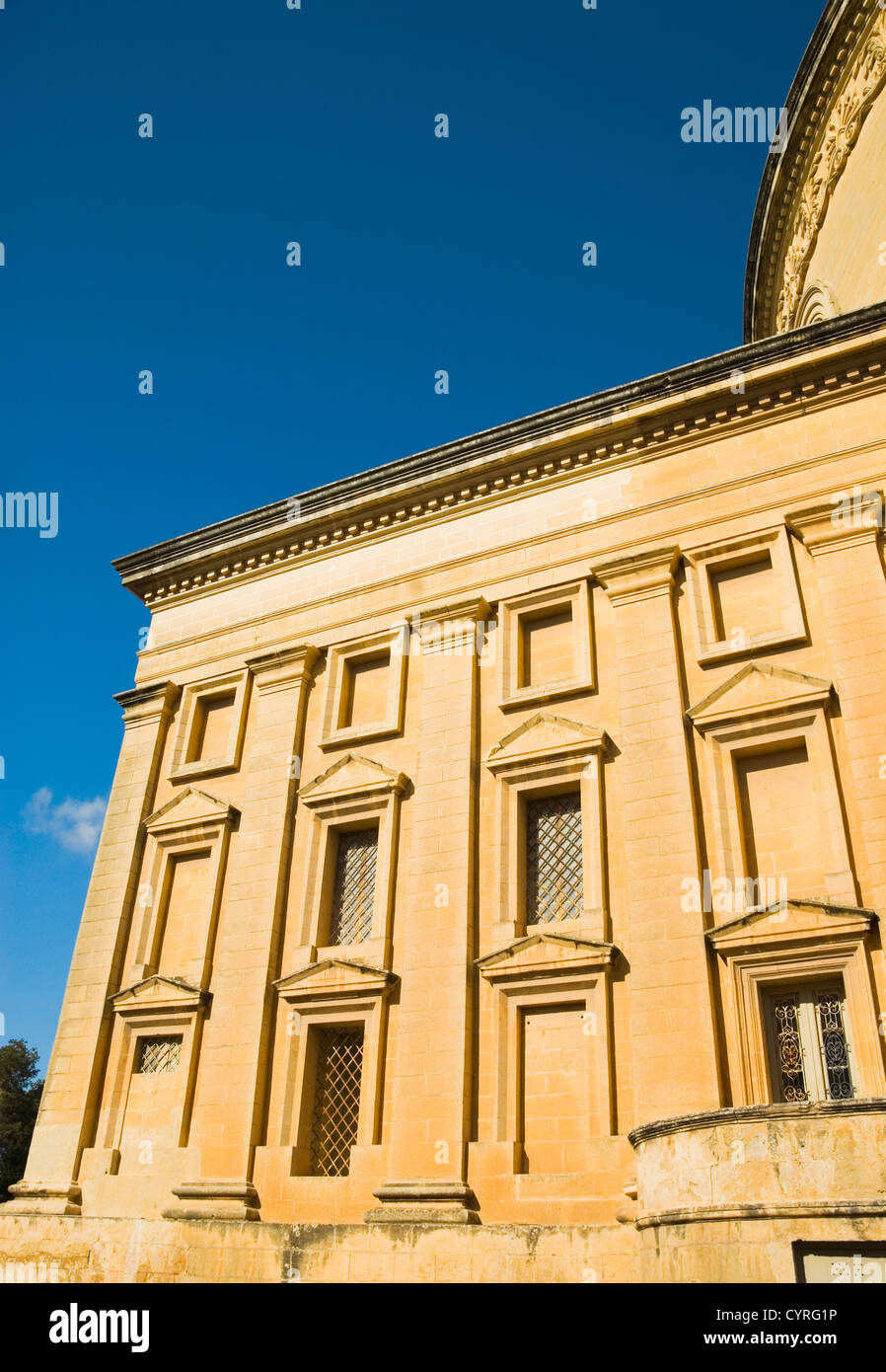 Low angle view of a church, Rotunda of St. Marija Assunta, Mosta, Malta Stock Photo - Alamy