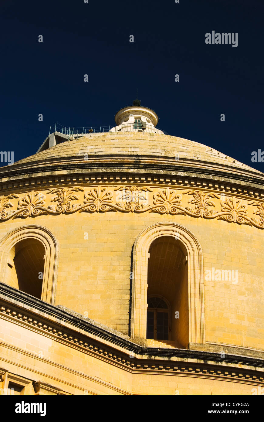 Low angle view of a church, Rotunda of St. Marija Assunta, Mosta, Malta Stock Photo - Alamy