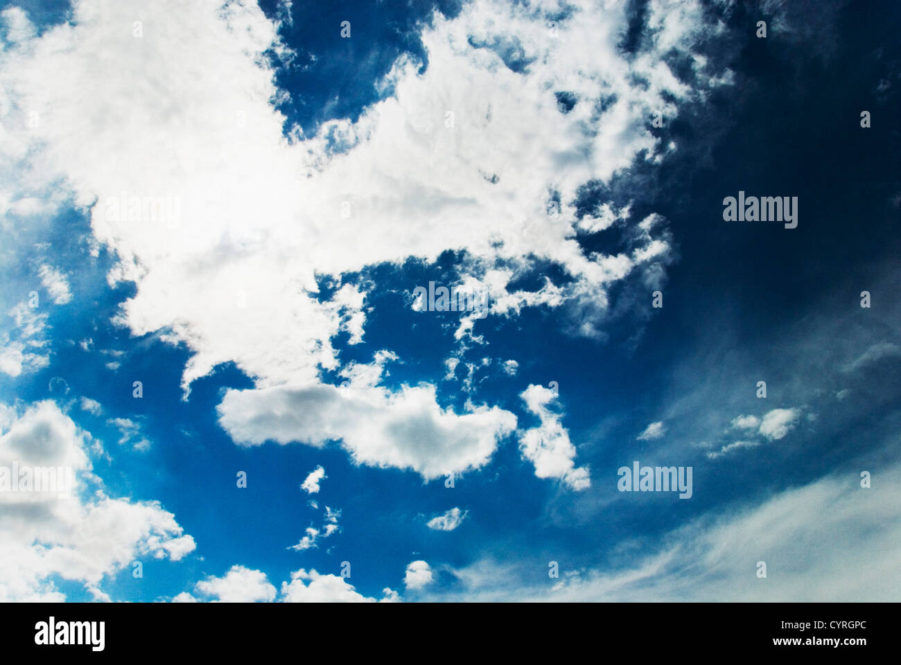 Clouds in the sky, Athens, Greece Stock Photo - Alamy