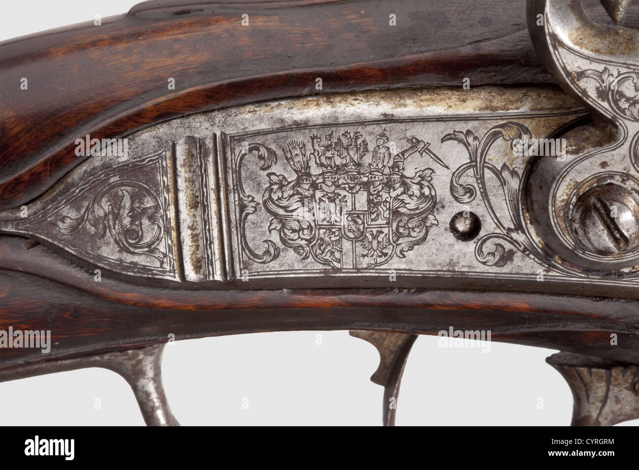 A rare flintlock revolving musket from the gunroom of Franz Anton Count ...