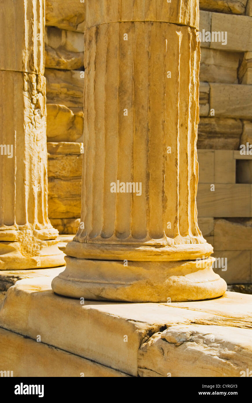 Ruins of a colonnade, Acropolis, Athens, Greece Stock Photo - Alamy