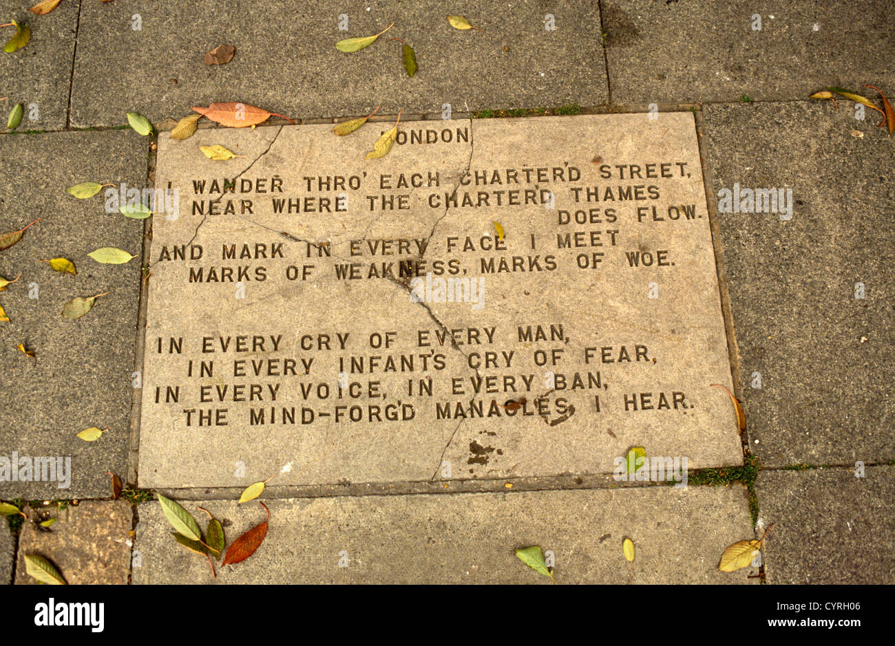 William blakes poem london hi-res stock photography and images - Alamy
