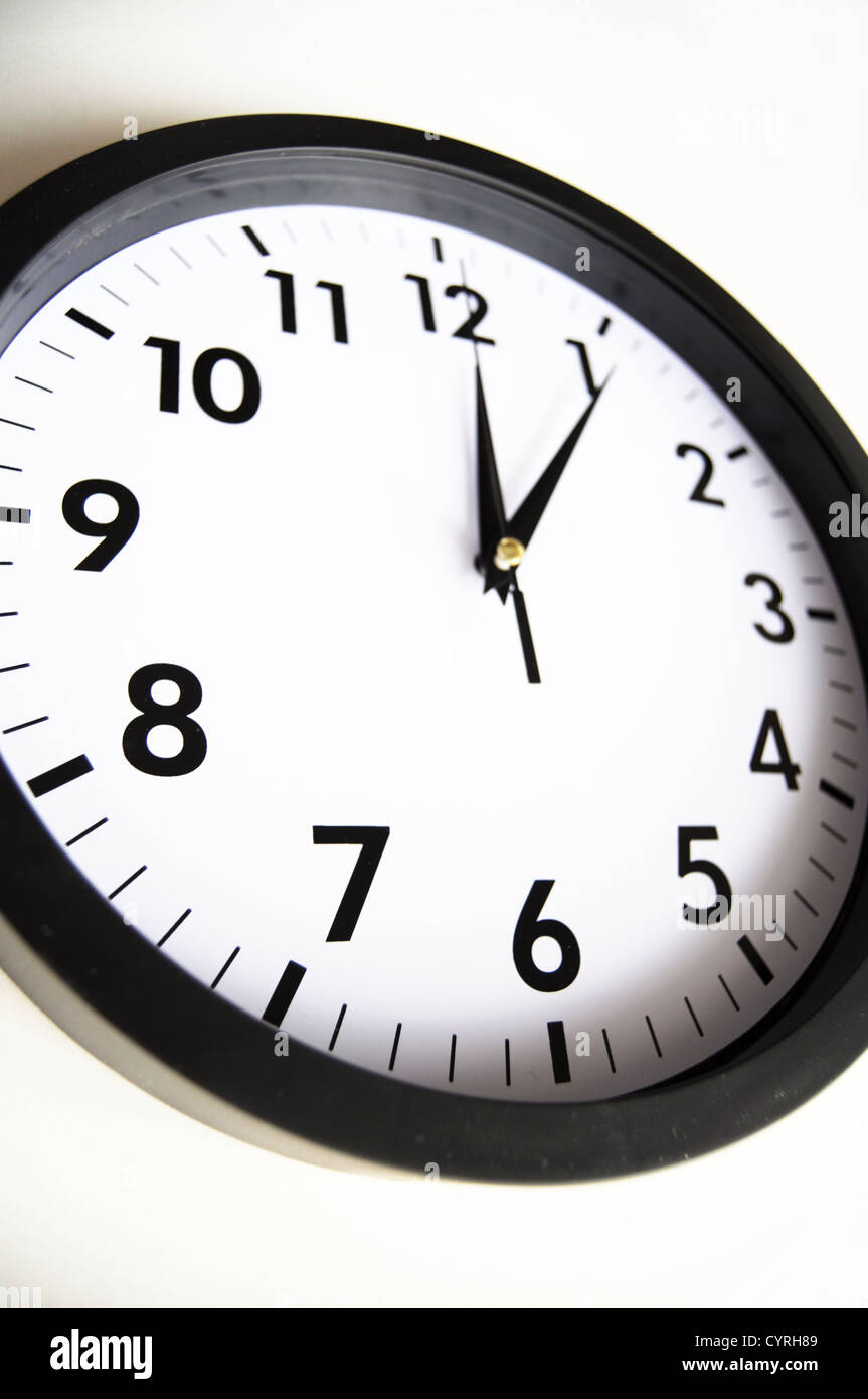 watch or clock isolated on white showing time concept Stock Photo - Alamy