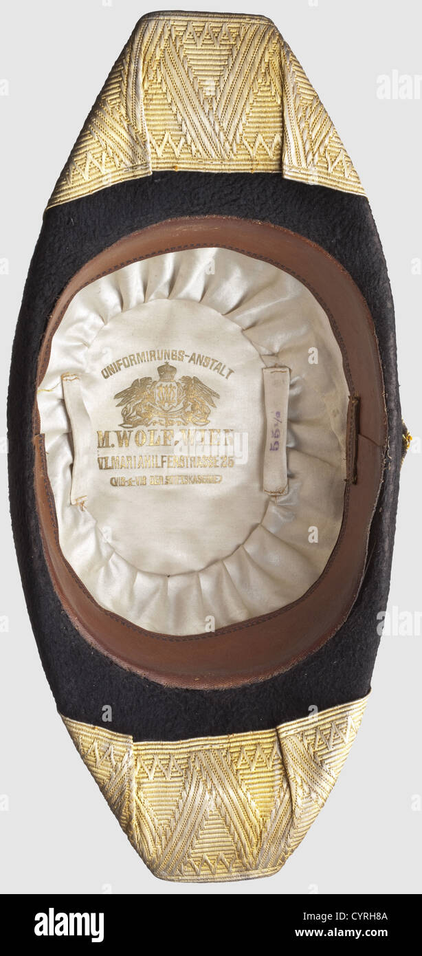 An austrian model 1866 bicorne for flag officers admirals hi-res stock ...