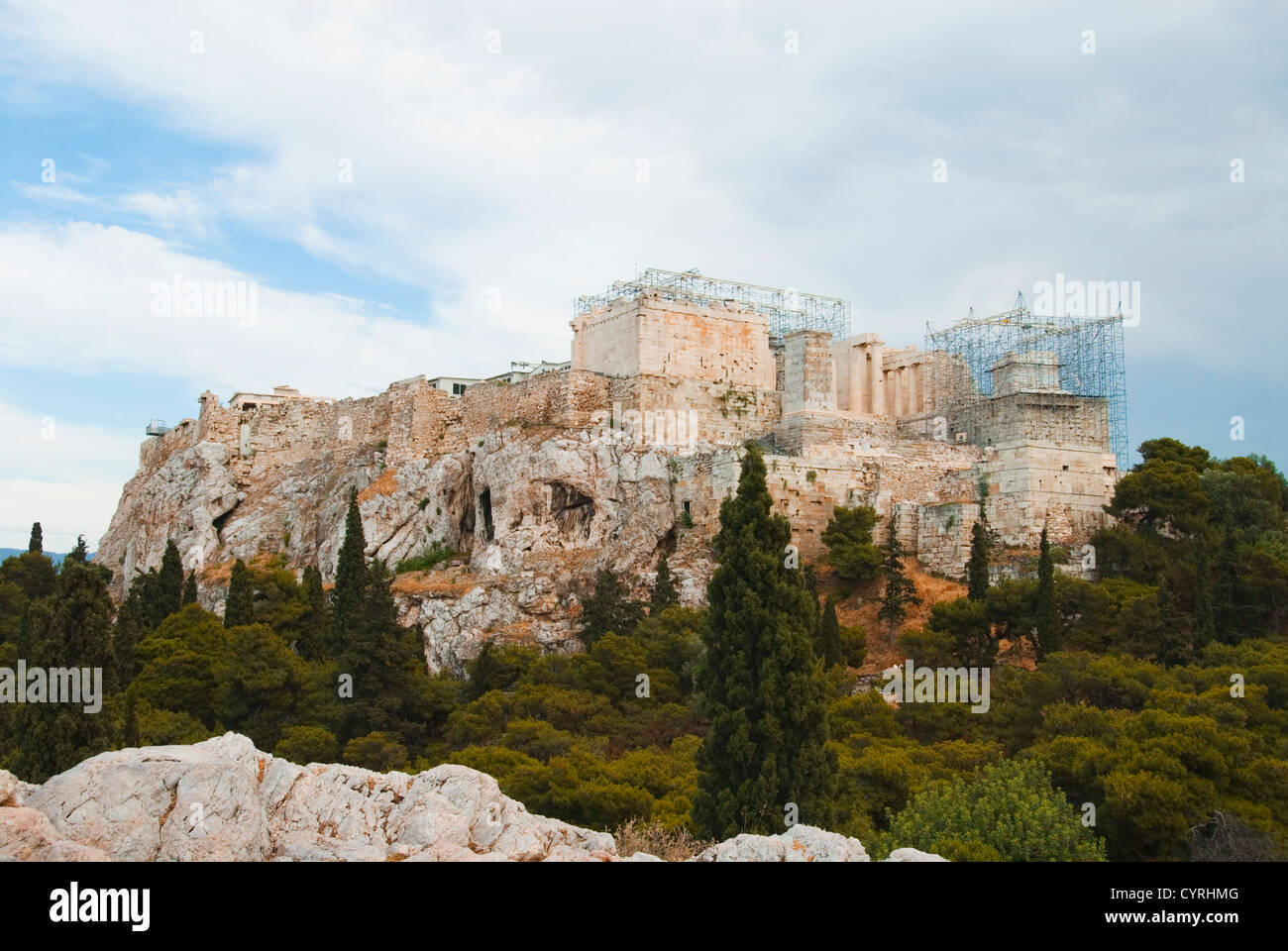 Citadel under renovation, Acropolis, Athens, Greece Stock Photo - Alamy