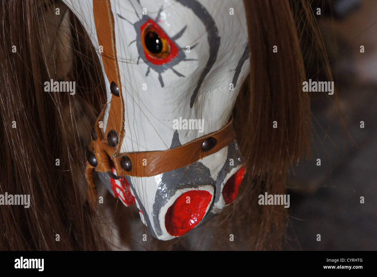 Painted rocking horse hi-res stock photography and images - Alamy