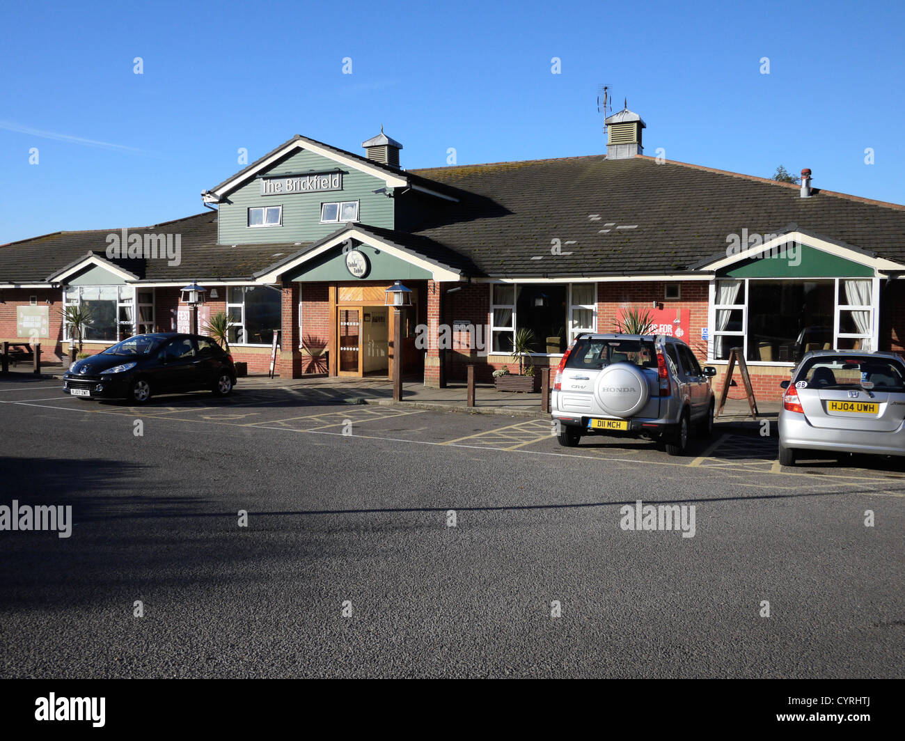 Brickhill Restaurant attached to the Premier Inn at Folkestone Stock ...