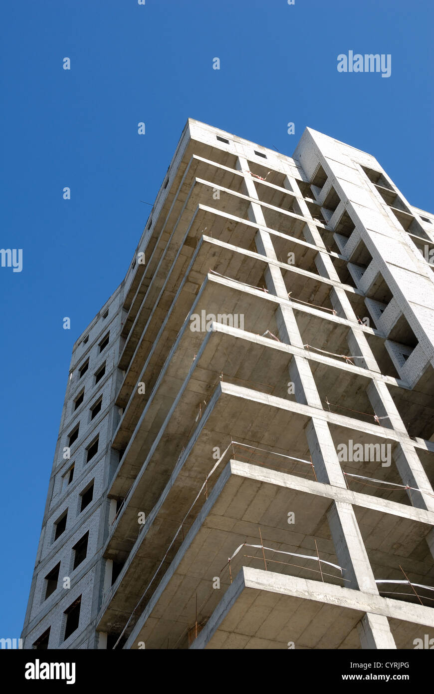 Construction of office building from glass and concrete Stock Photo - Alamy