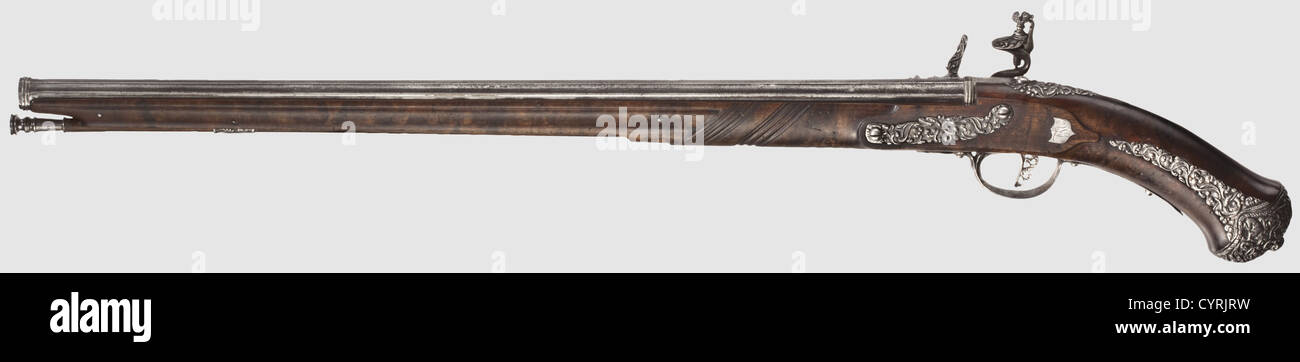 A long flintlock pistol,Gio(vanni)M. Boni,Brescia,circa 1660. Multiply ...