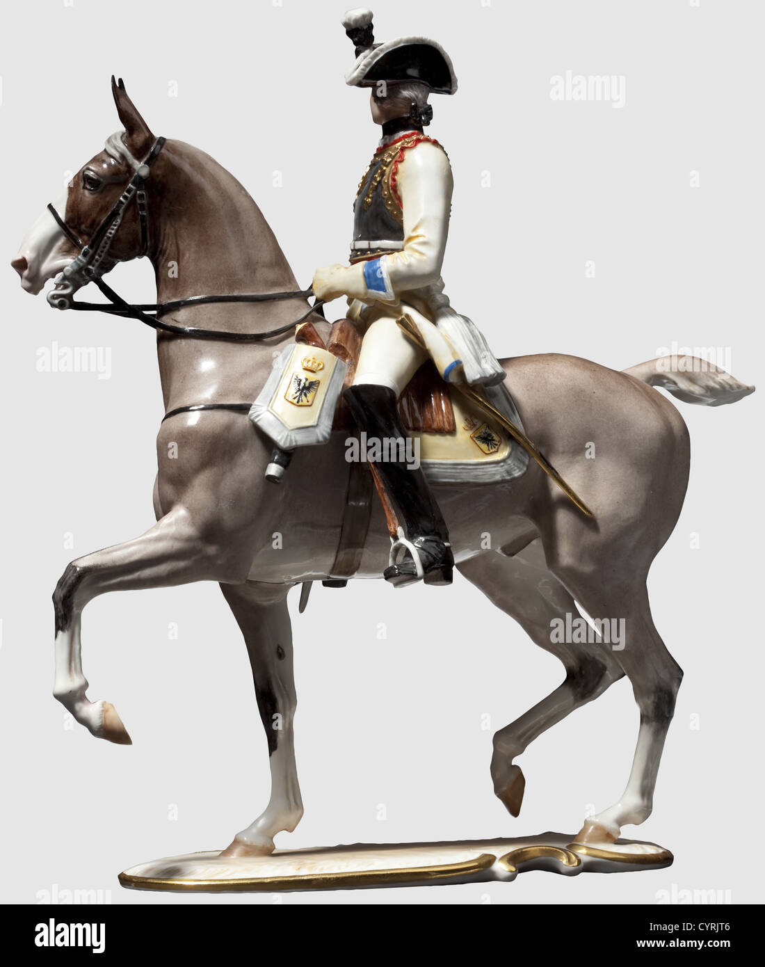 A Seydlitz-Cuirassier Officer,Allach Porcelain Factory A very rare ...