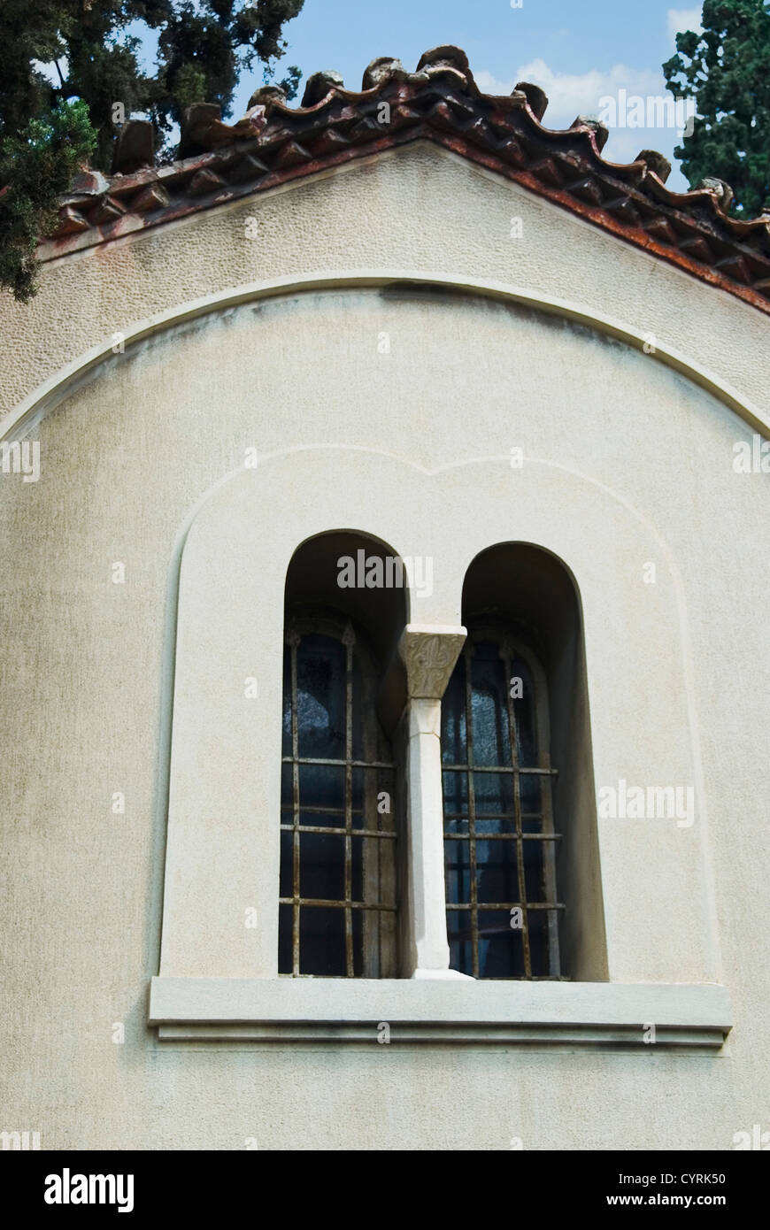 Low angle view of a house, Athens, Greece Stock Photo - Alamy