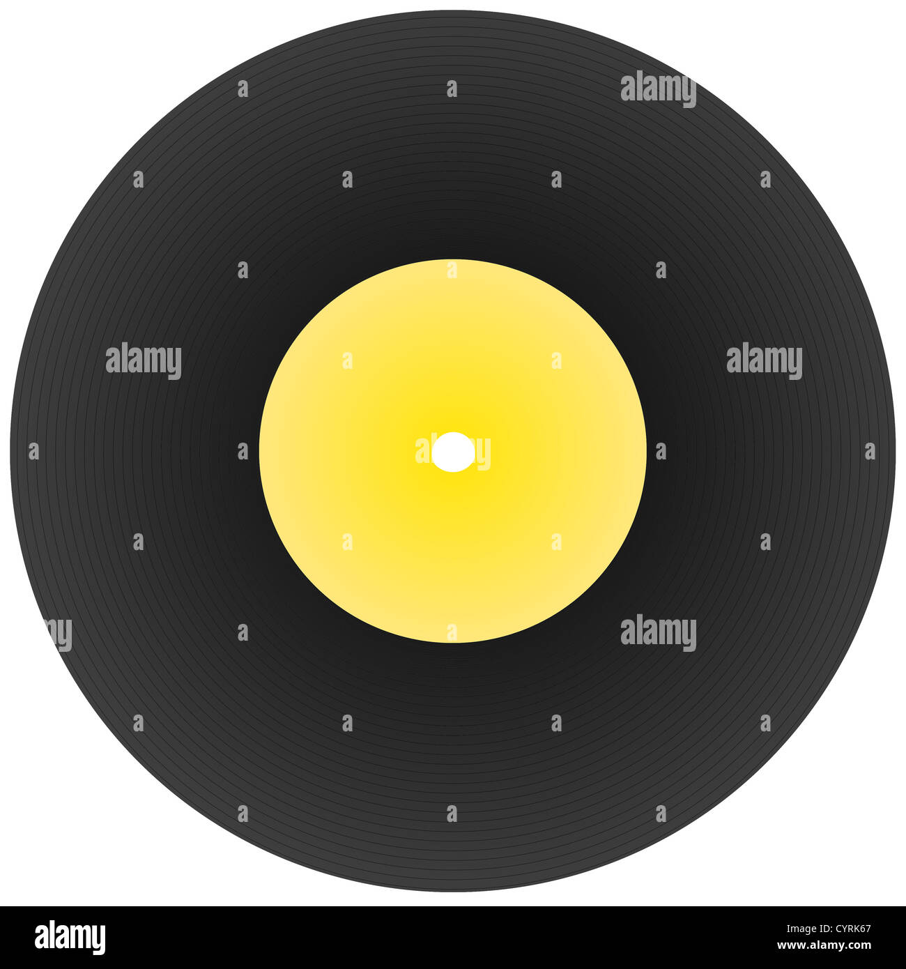 vinyl disc record isolated on white background Stock Photo - Alamy