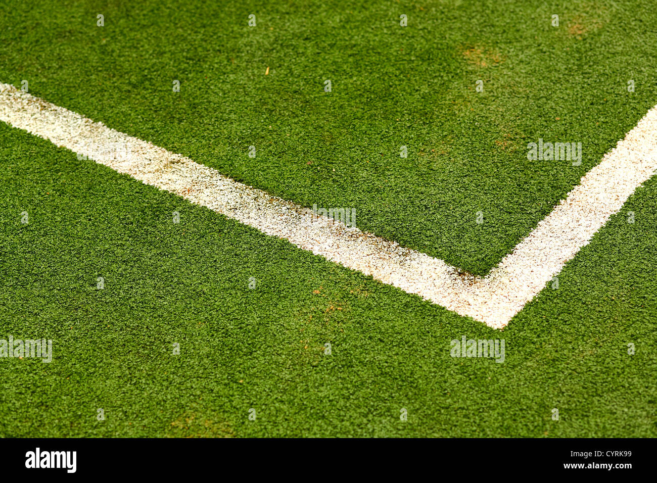 football field line Stock Photo - Alamy