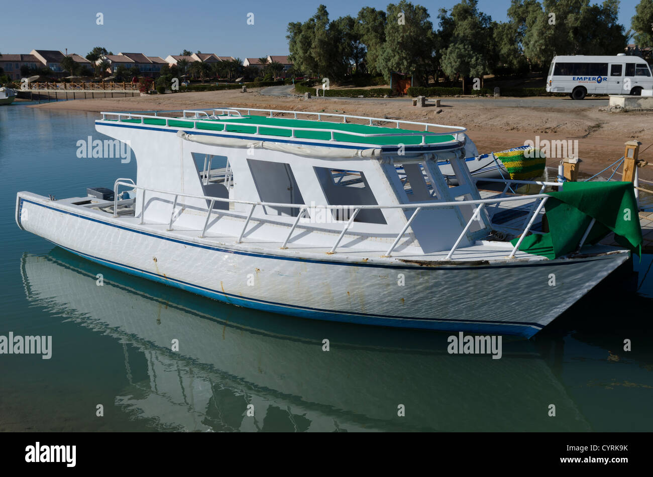 [El Gouna] [Red sea] resort boat lagoon channel Stock Photo - Alamy