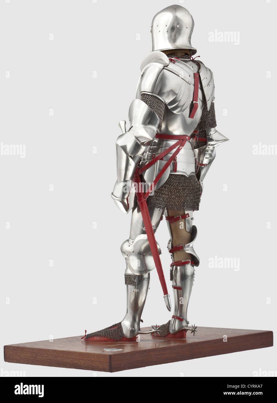 Peter wroe a fine milanese miniature full armour hi-res stock ...