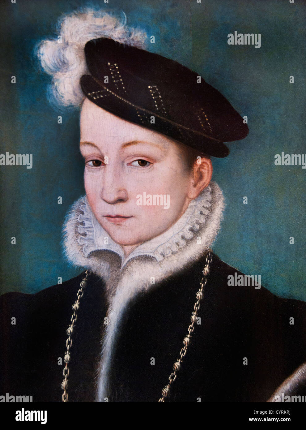 Francois II King of France 1544-60 by Clouet Francois II 1553 French ...