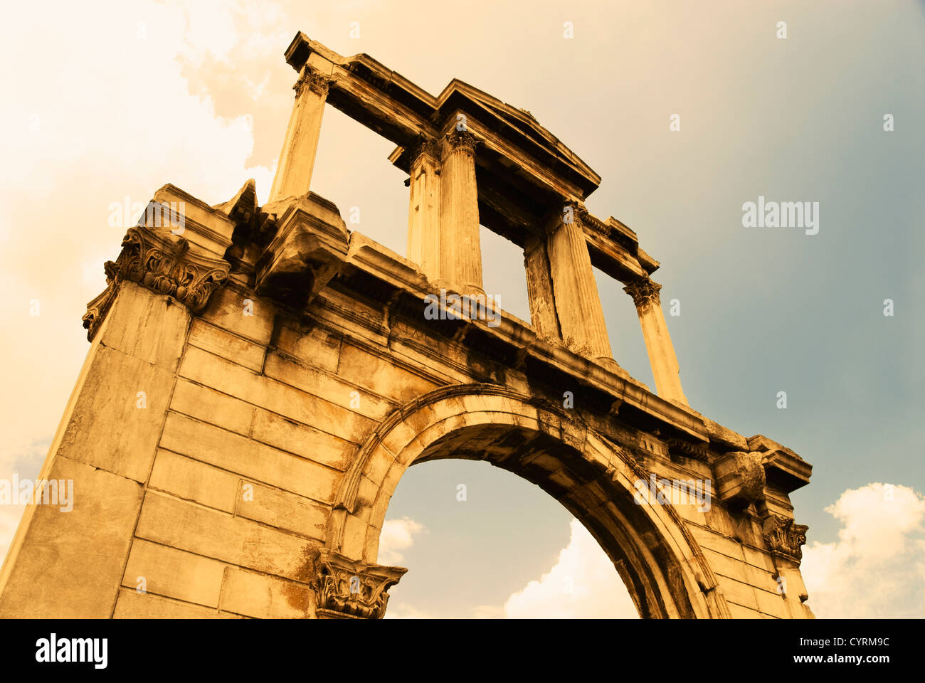 Hadrians arch hi-res stock photography and images - Alamy