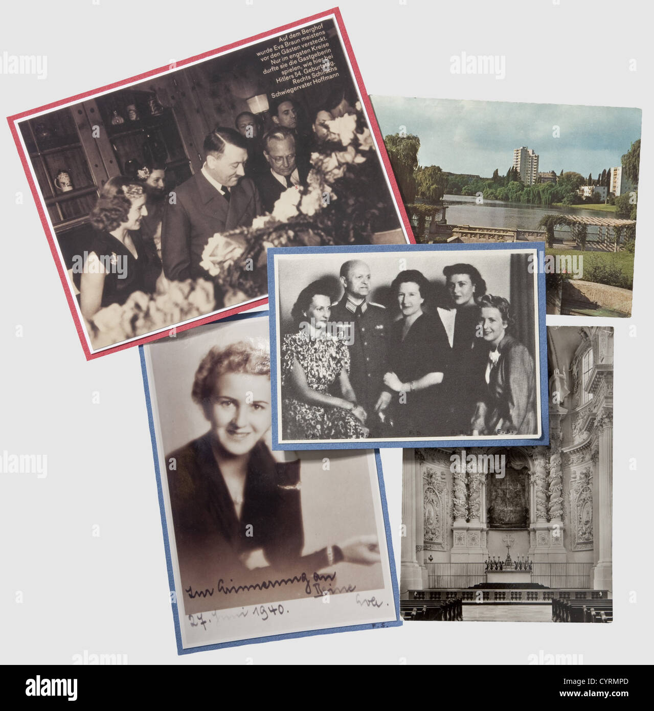 Eva Braun,a handwritten letter to her aunt and uncle 1943 Letterhead ...