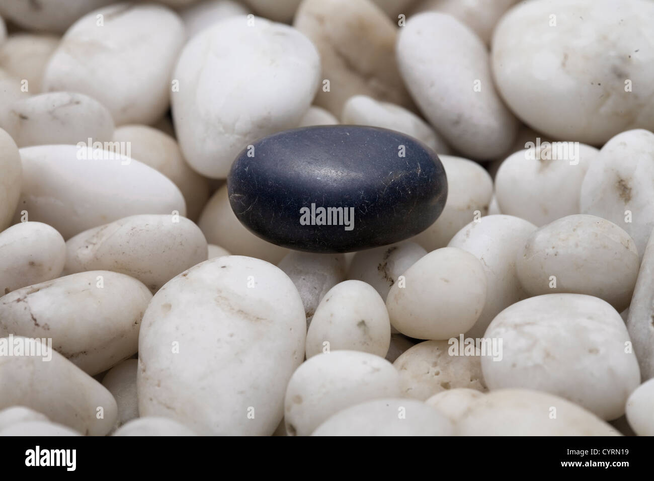Round smooth black stone hi-res stock photography and images - Alamy