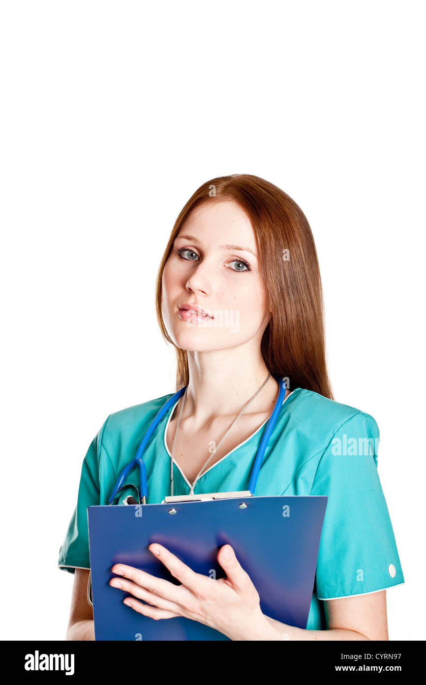 Young female medic Stock Photo - Alamy