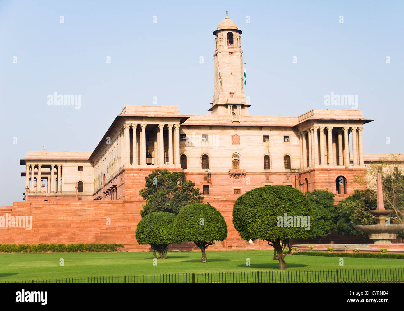 Rashtrapati Bhavan Delhi And Garden High Resolution Stock Photography ...