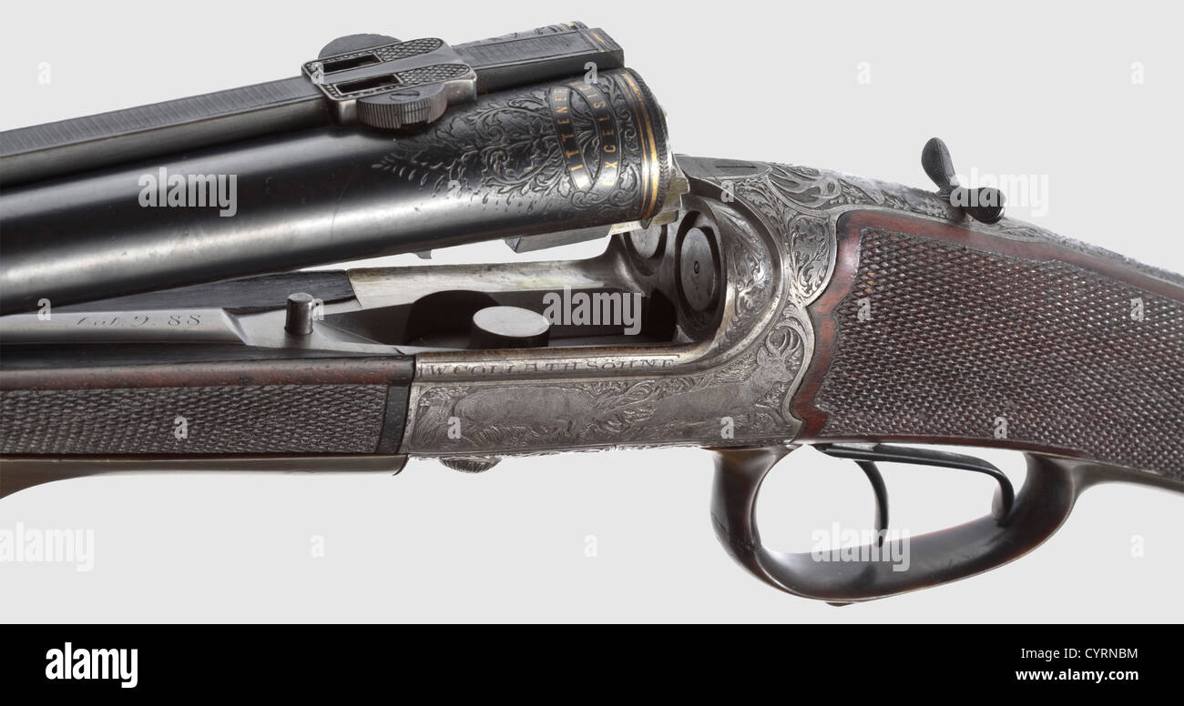 A Collath luxury double rifle,Frankfurt/ O,first half of 20th century ...