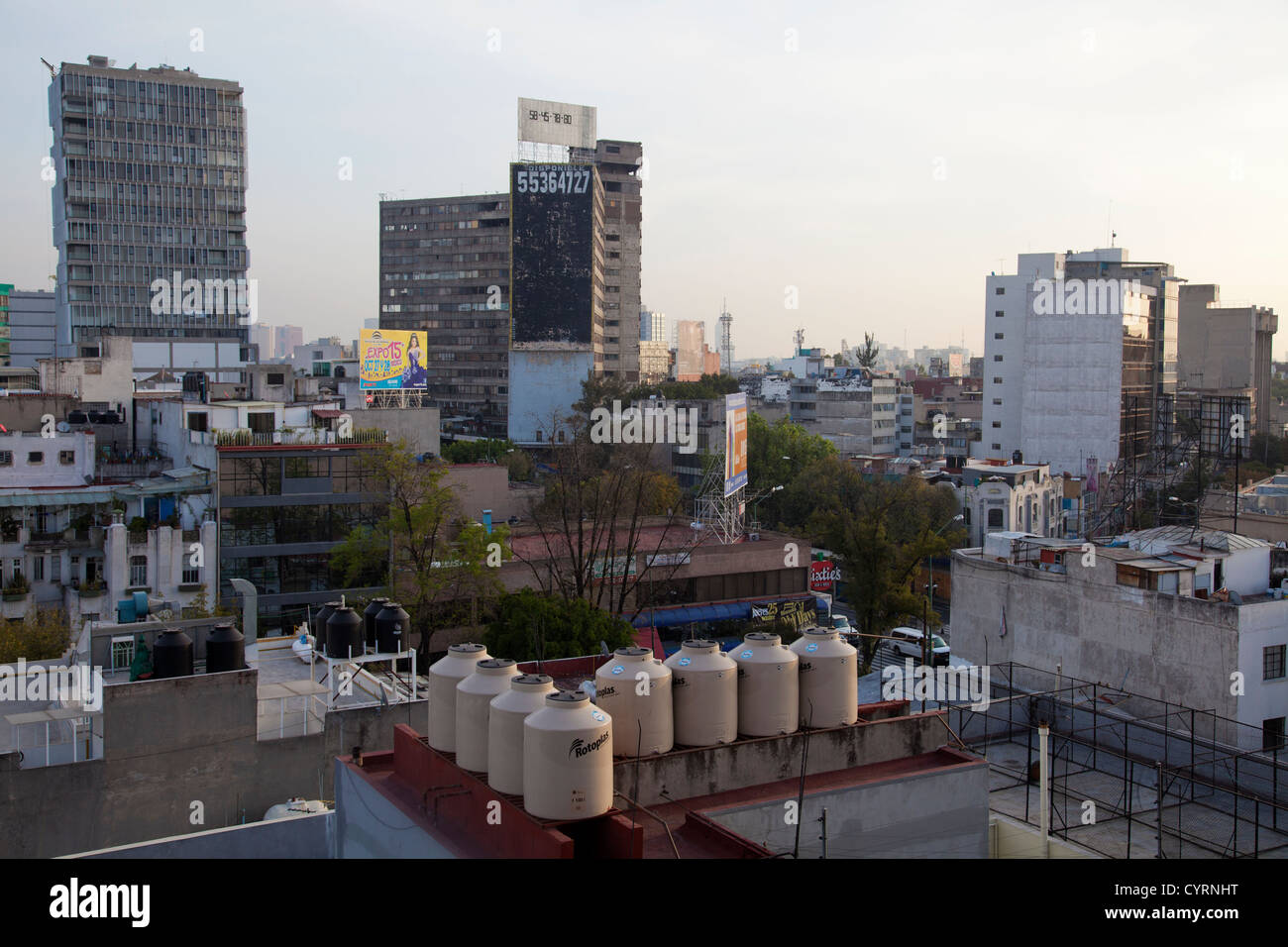 Condesa df rooftop hi-res stock photography and images - Alamy