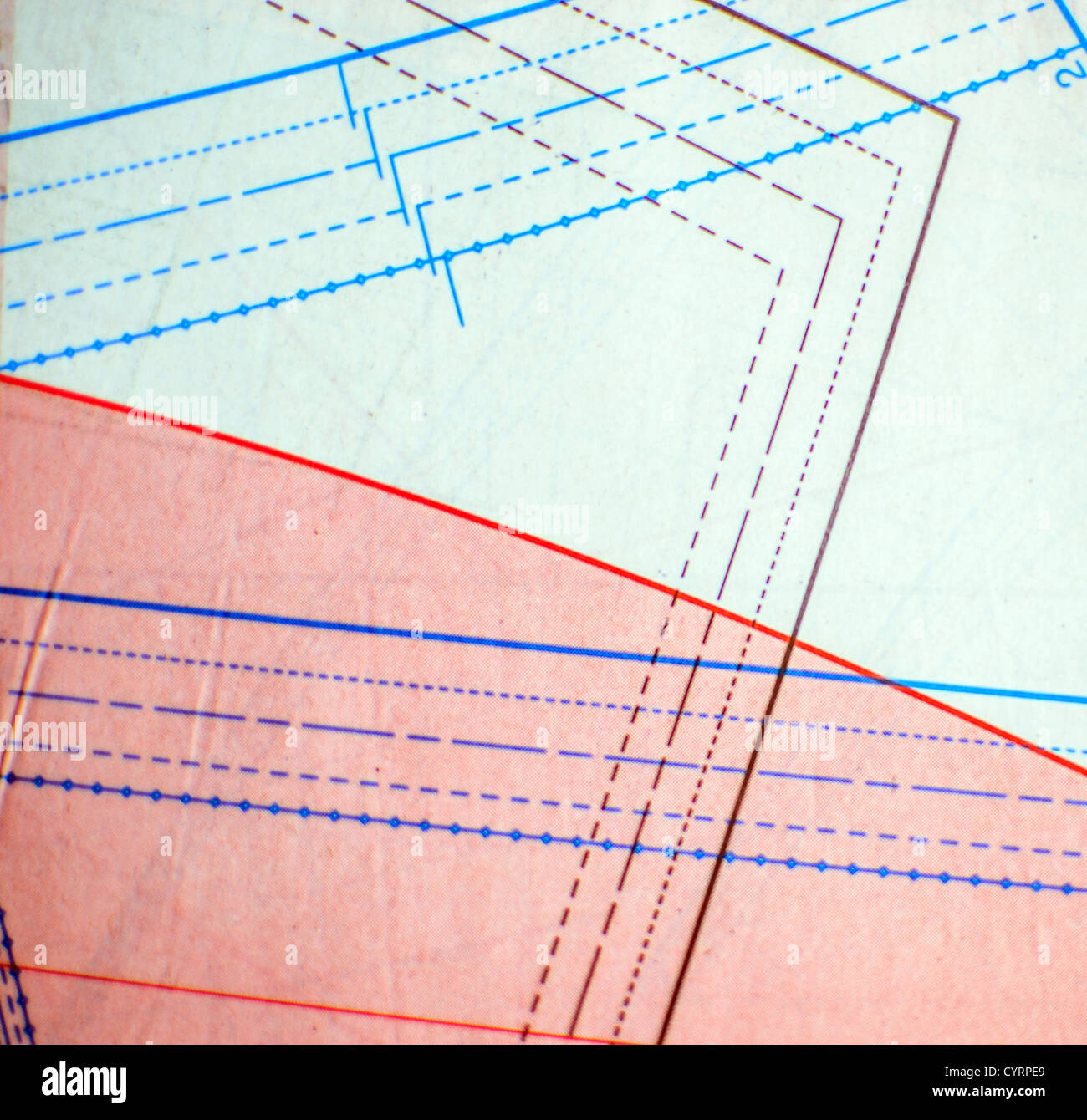 Dressmaking paper pattern hi-res stock photography and images - Alamy