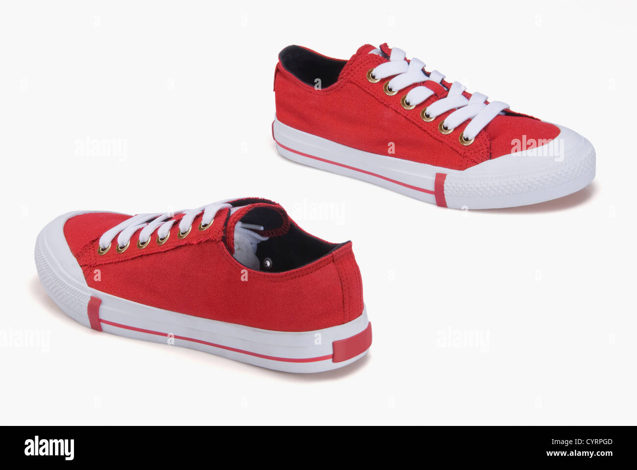 White Canvas Tennis Shoes High Resolution Stock Photography and Images ...