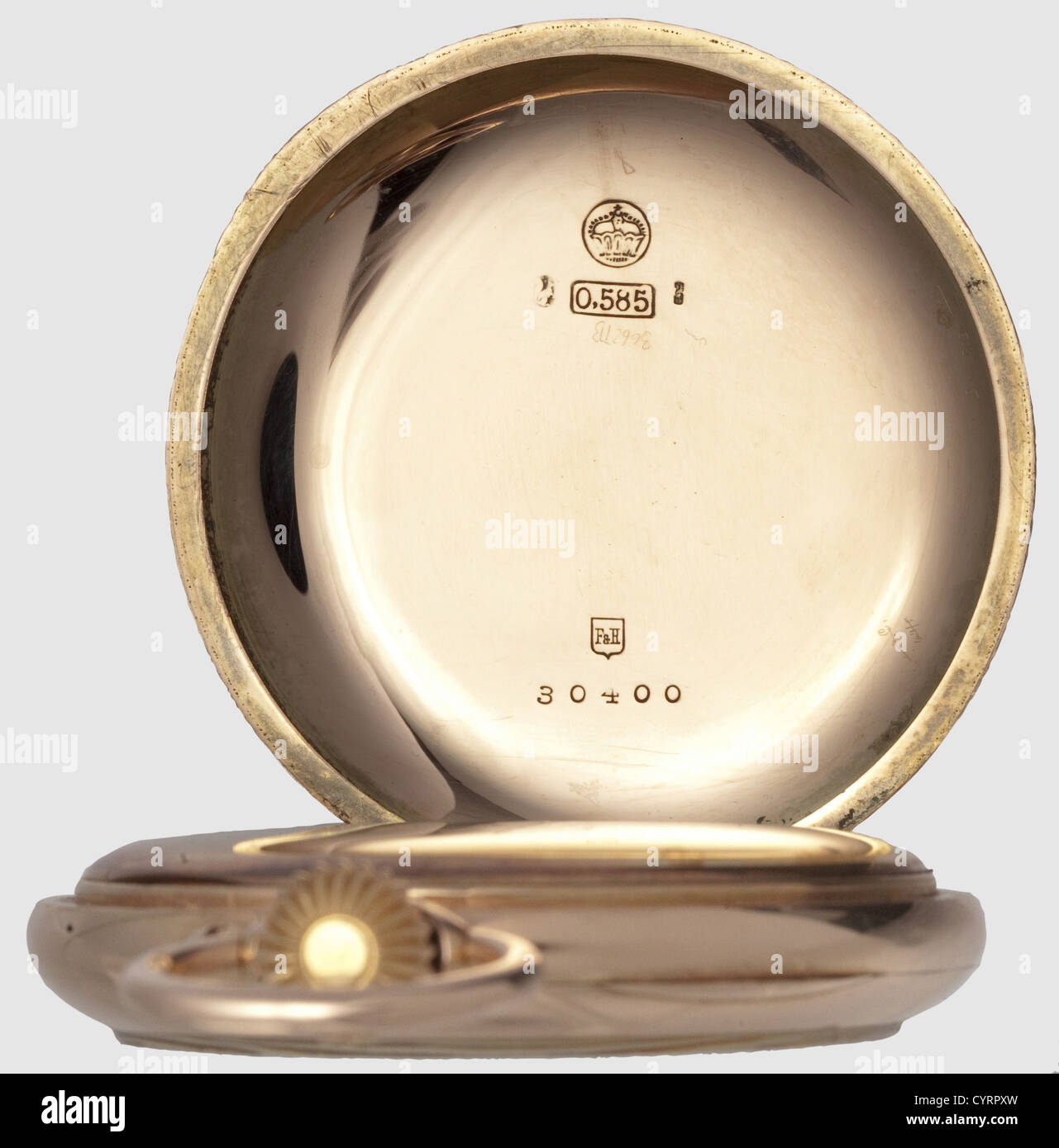 Kaiser Wilhelm II,gold pocket watch,a gift to Hermann Göring 1918 Made ...