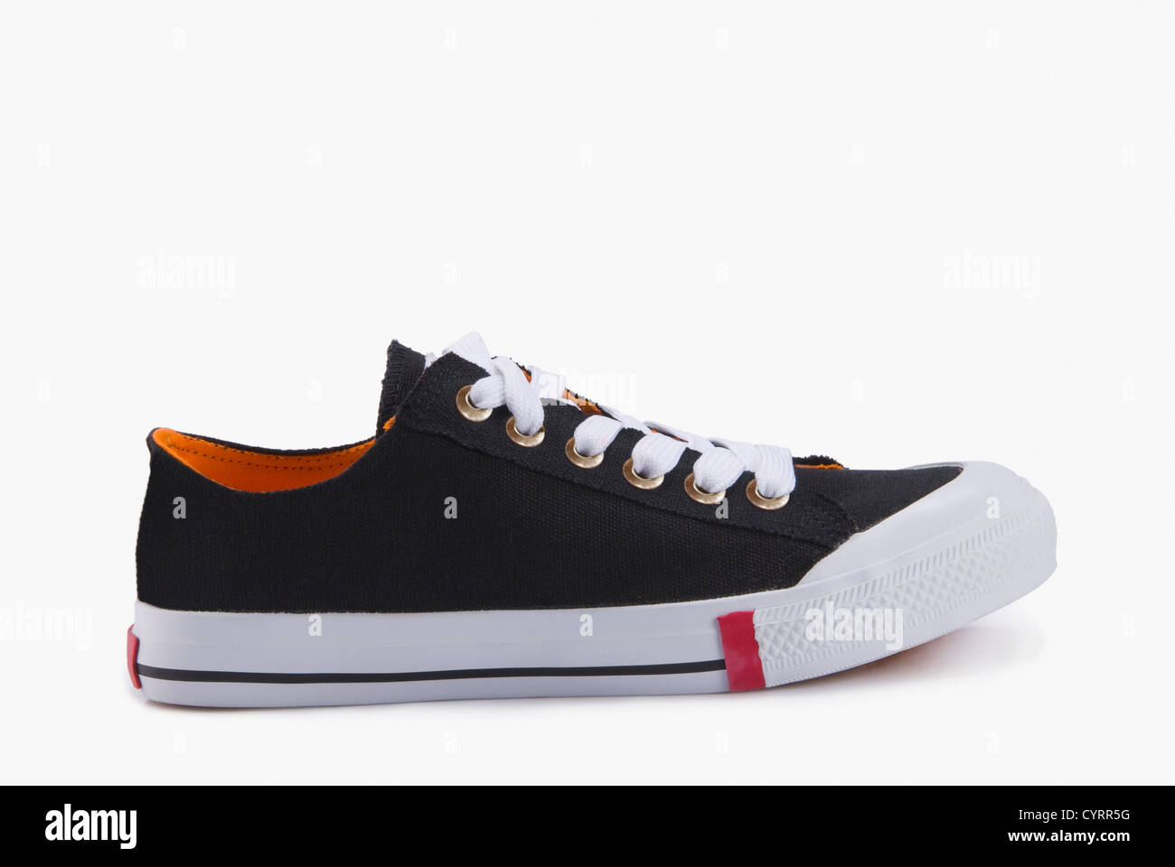 Black canvas shoe hi-res stock photography and images - Alamy