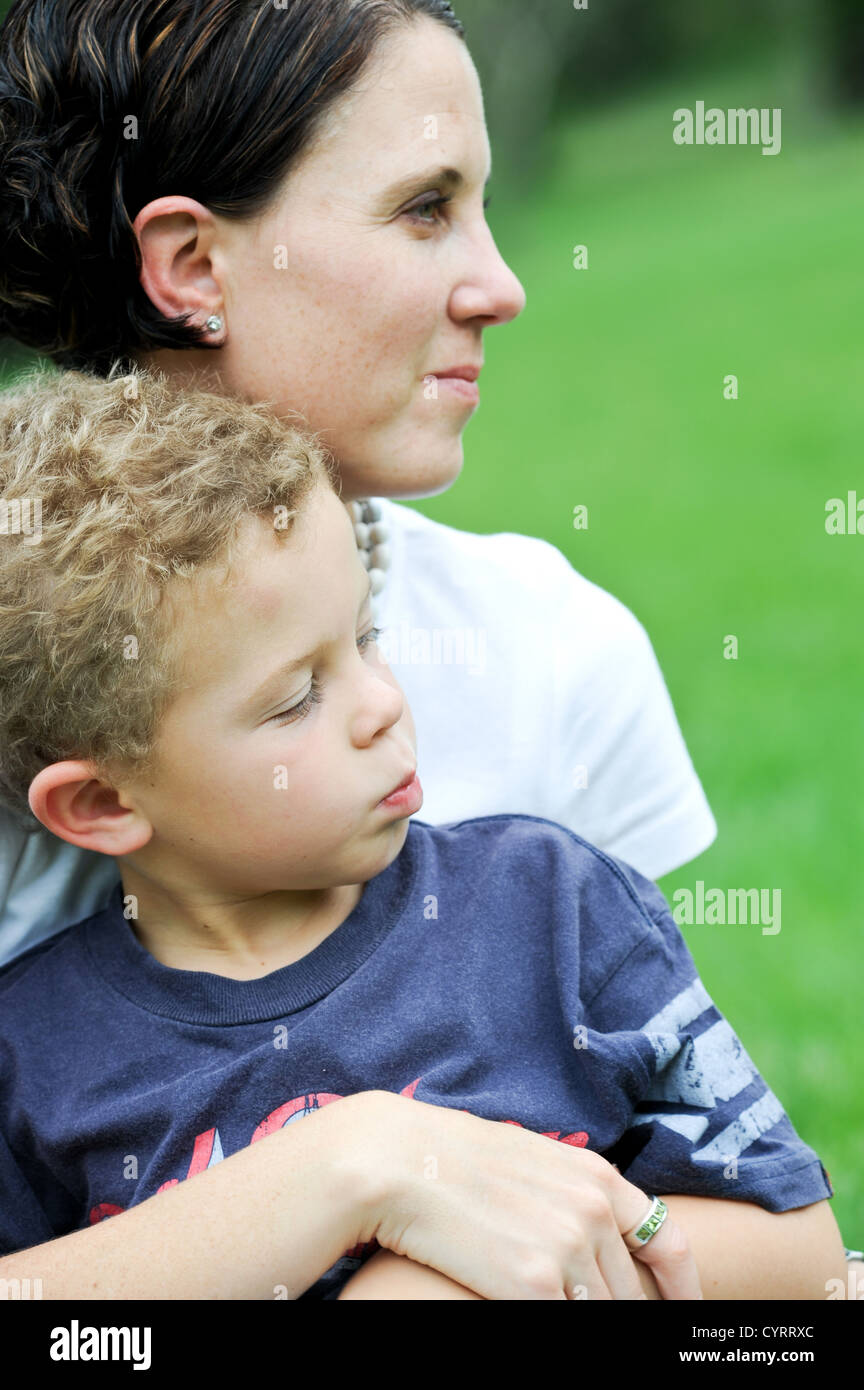 Mother with her son Stock Photo - Alamy Mother with her son Stock Photo - Alamy