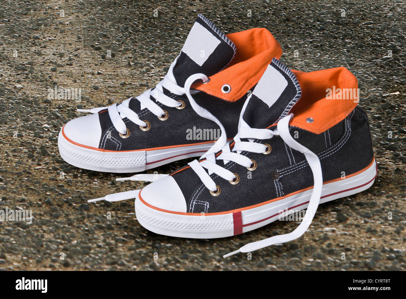 Canvas tennis shoes hi-res stock photography and images - Alamy