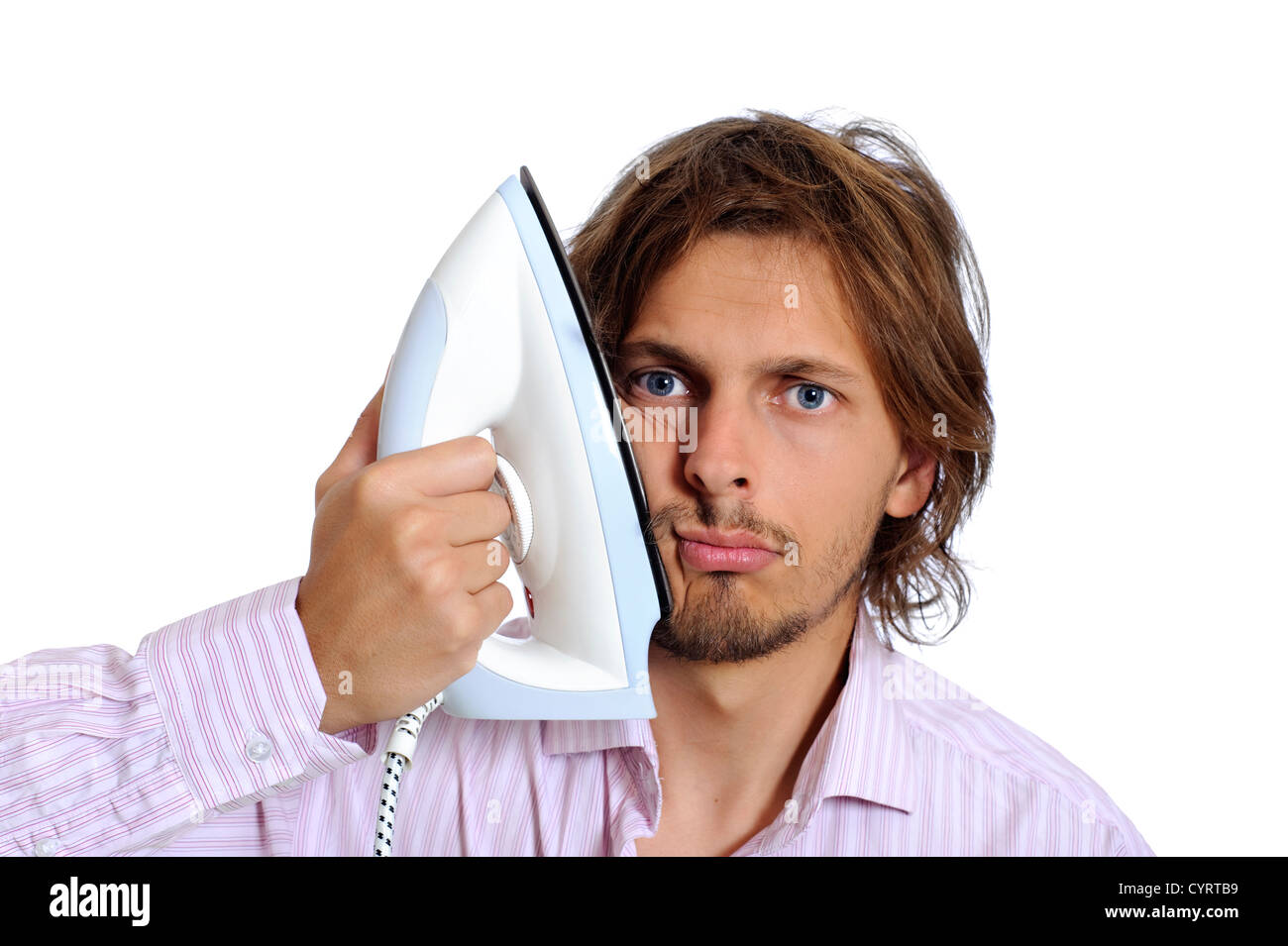 Hot iron pretty face, not a good combination Stock Photo - Alamy