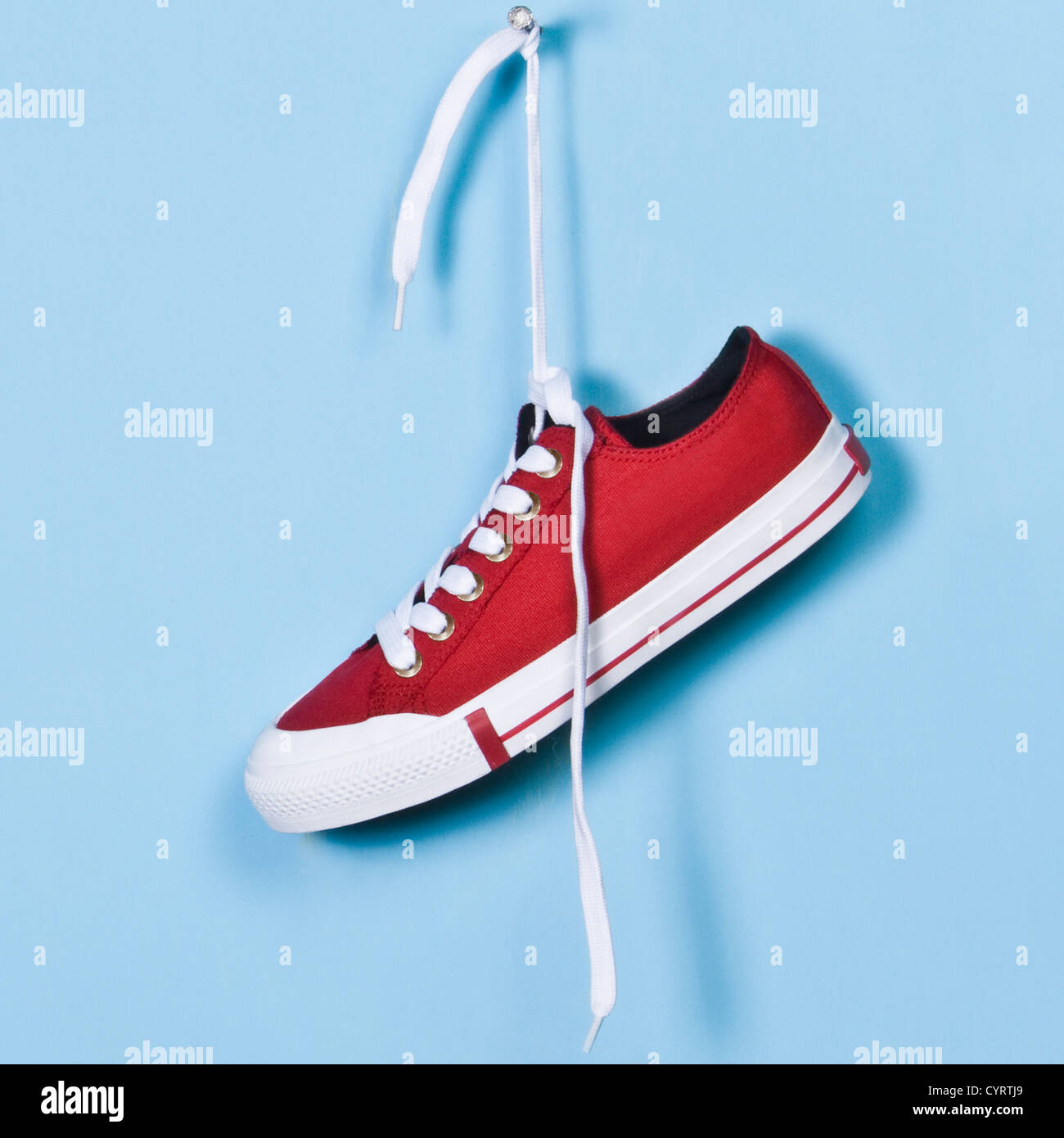 Close-up of a canvas shoe Stock Photo - Alamy