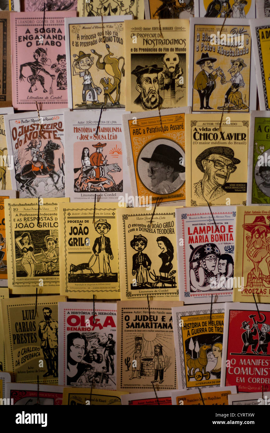 local poetry books in Aracaju handicraft market downtown, Sergipe ...