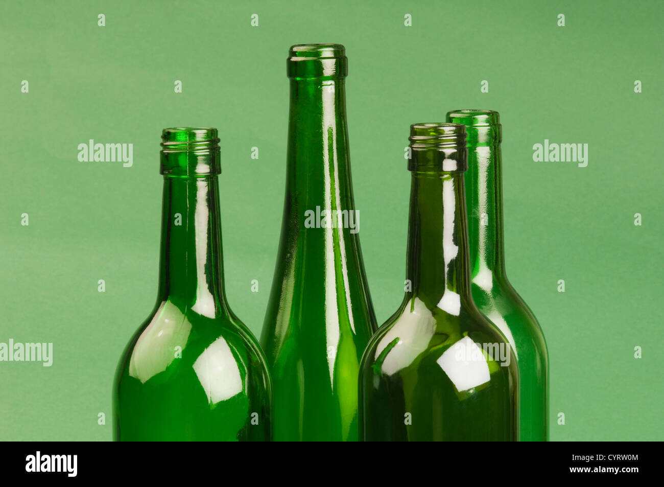 Four empty bottles hi-res stock photography and images - Alamy