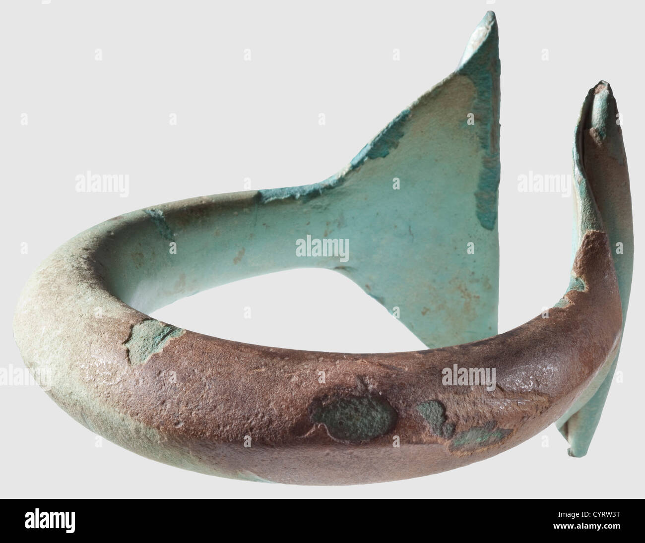 A heavy Eastern European anklet, Urnfield Period, around 1100 B.C ...