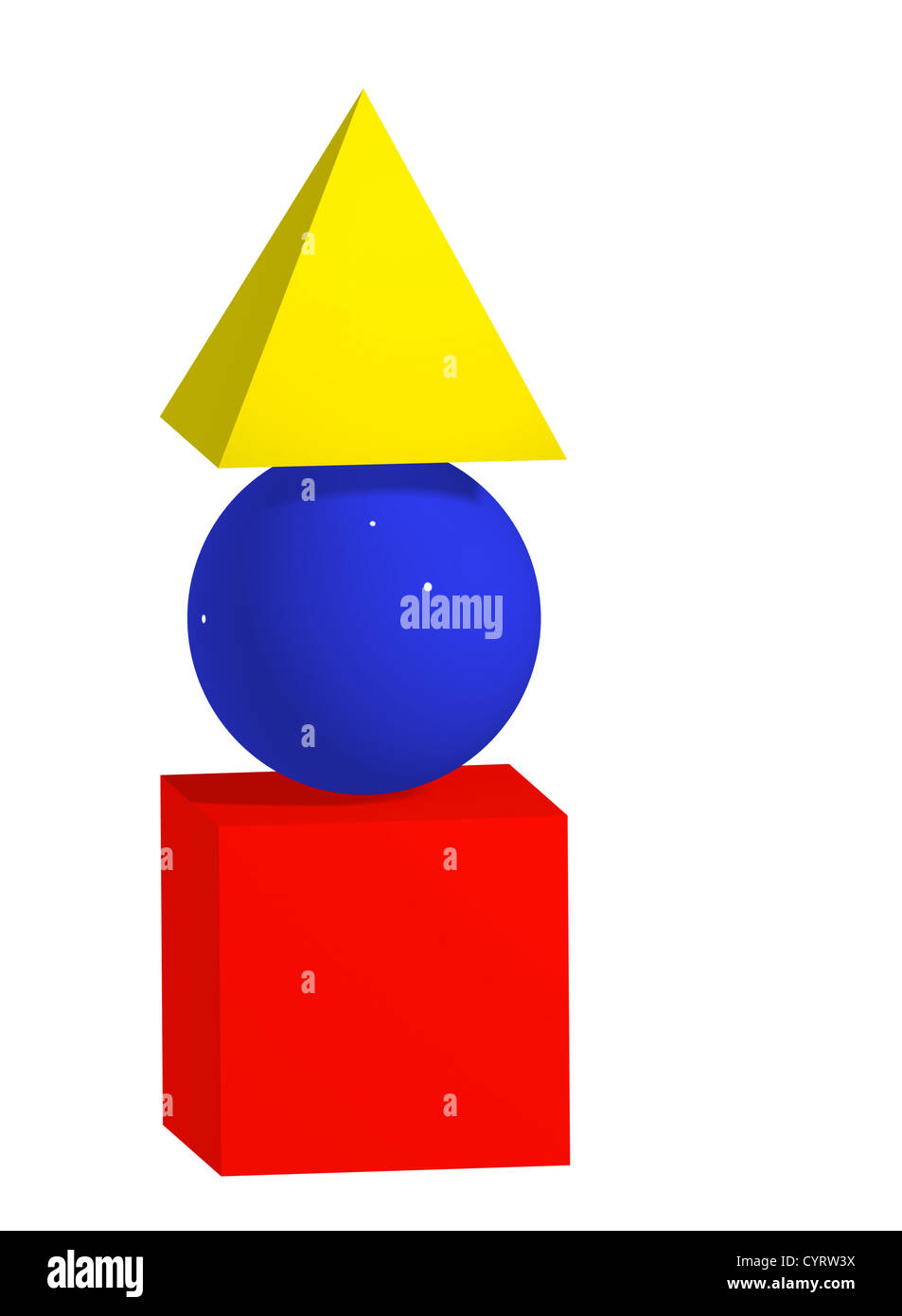 Primary colours and shapes Stock Photo - Alamy