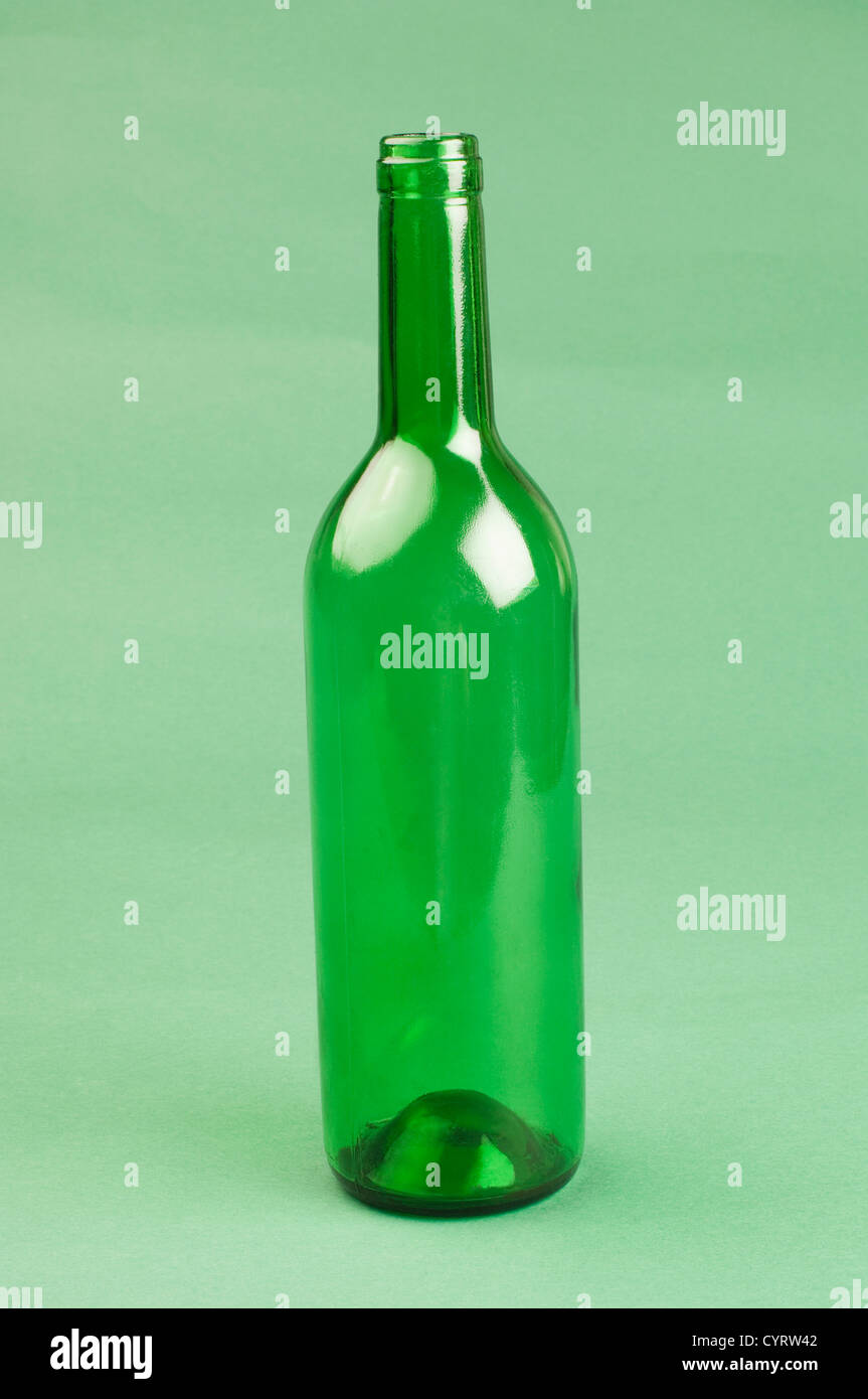 Image of an empty wine bottle hi-res stock photography and images - Alamy