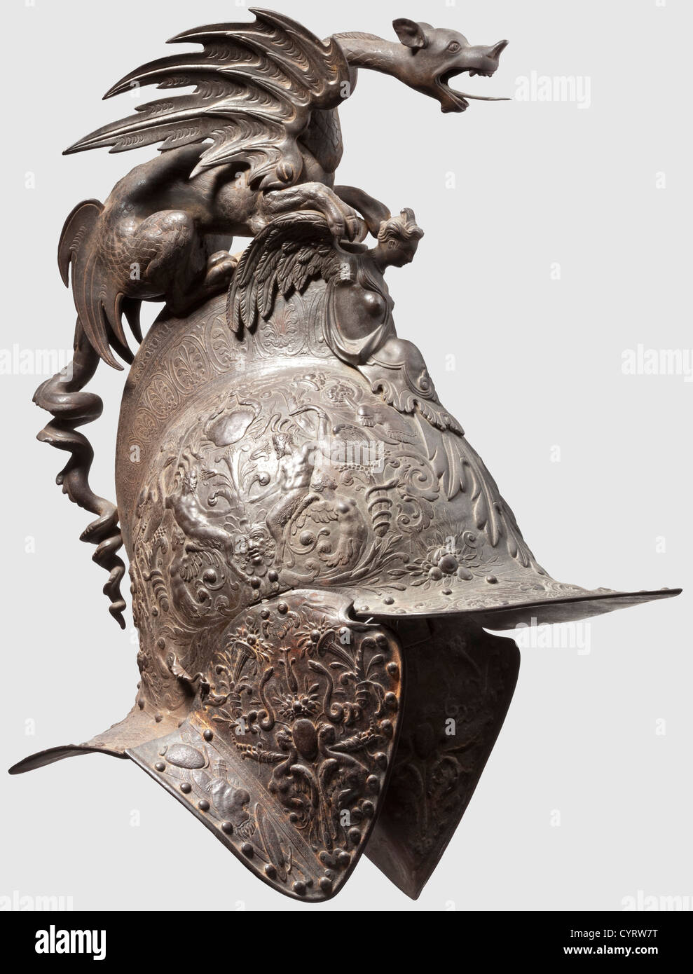 A German or French parade helmet,in Renaissance style,circa 1860 Two ...