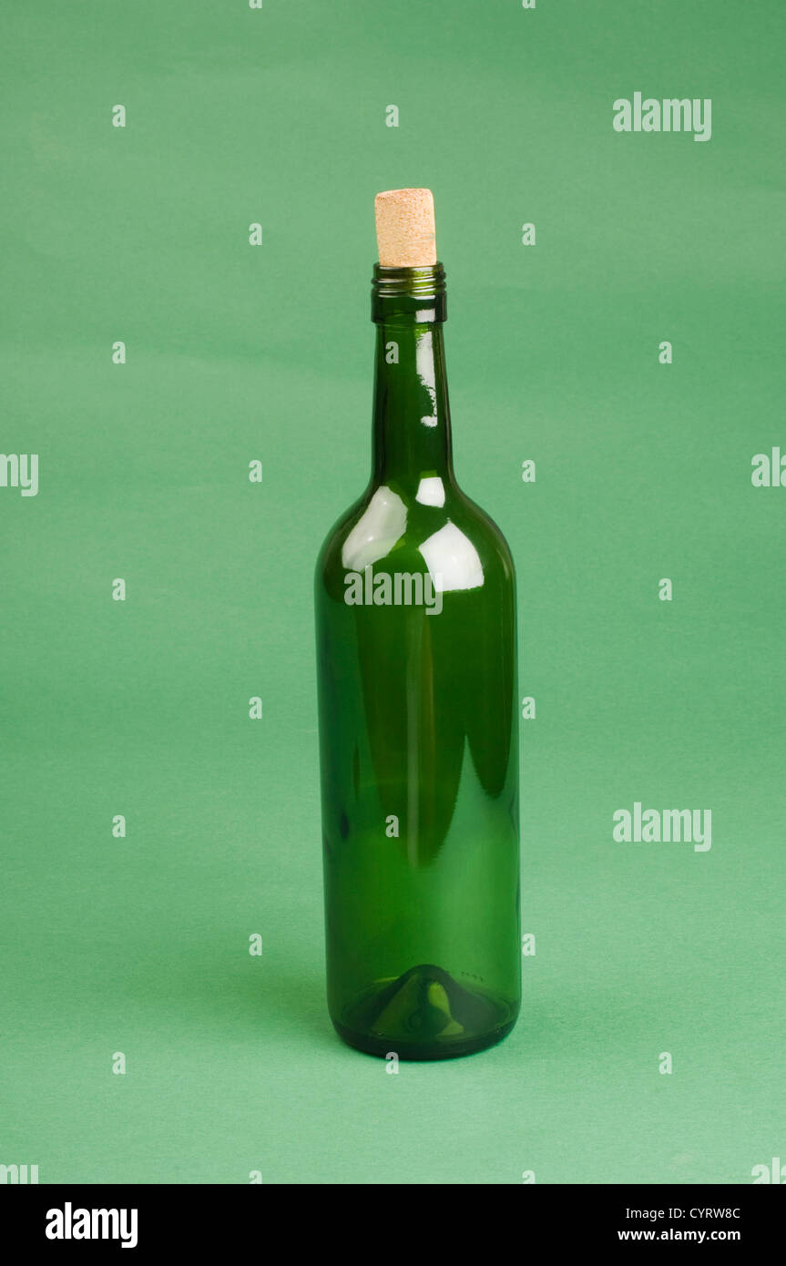 Image of an empty wine bottle hi-res stock photography and images - Alamy
