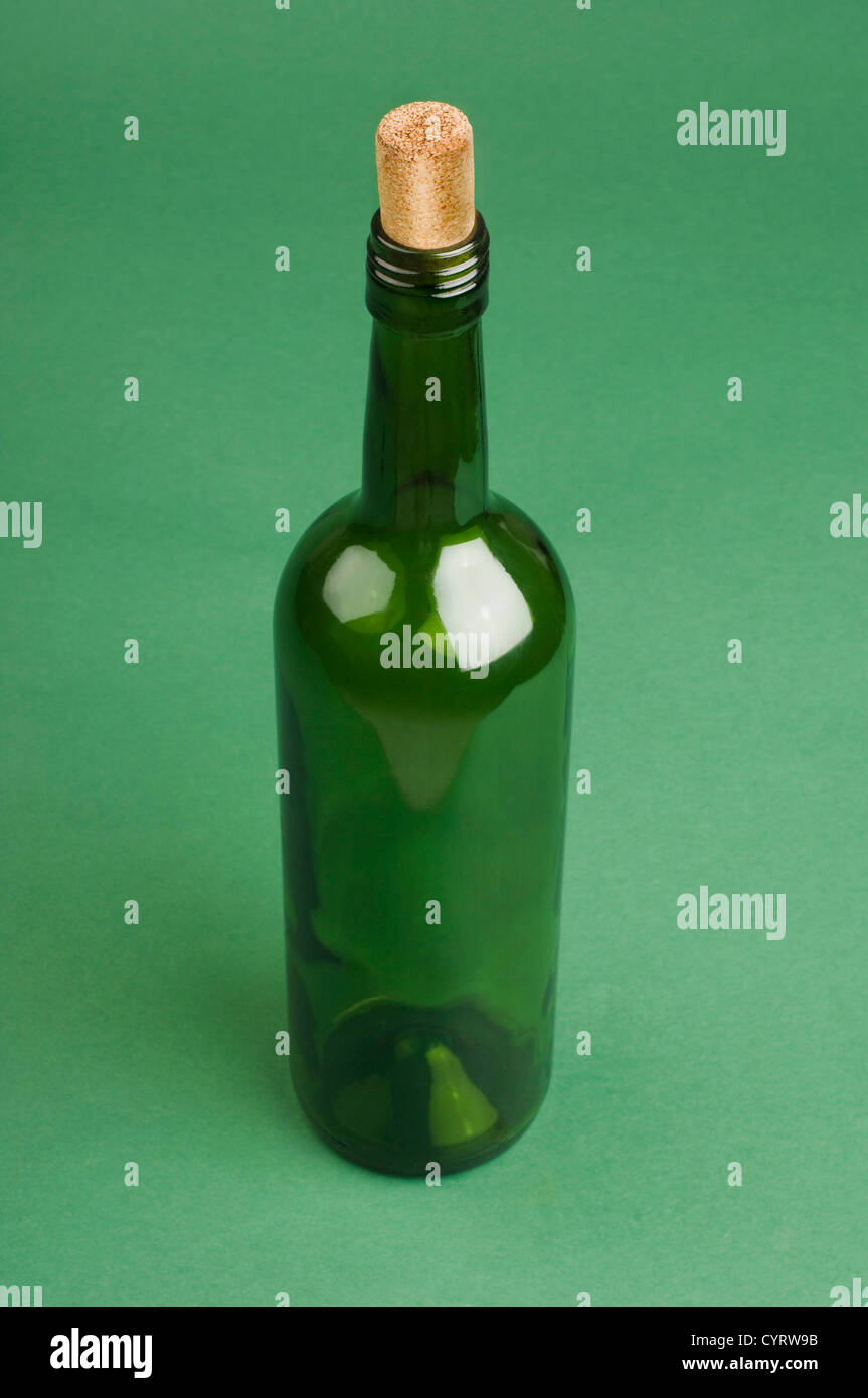 Image of an empty wine bottle hi-res stock photography and images - Alamy
