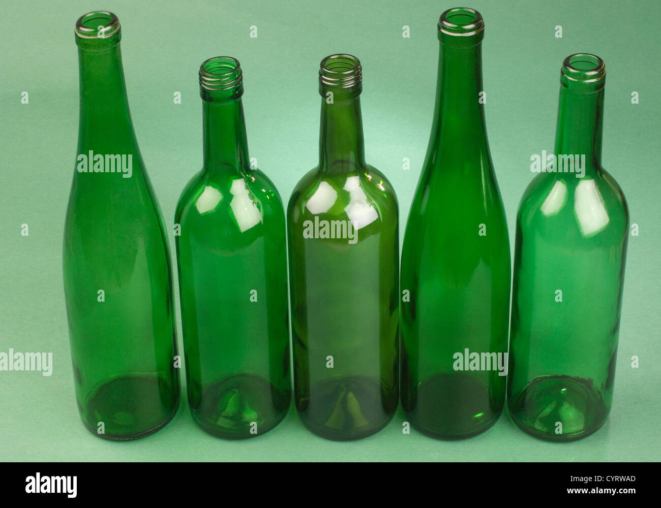 Close-up of empty bottles Stock Photo - Alamy