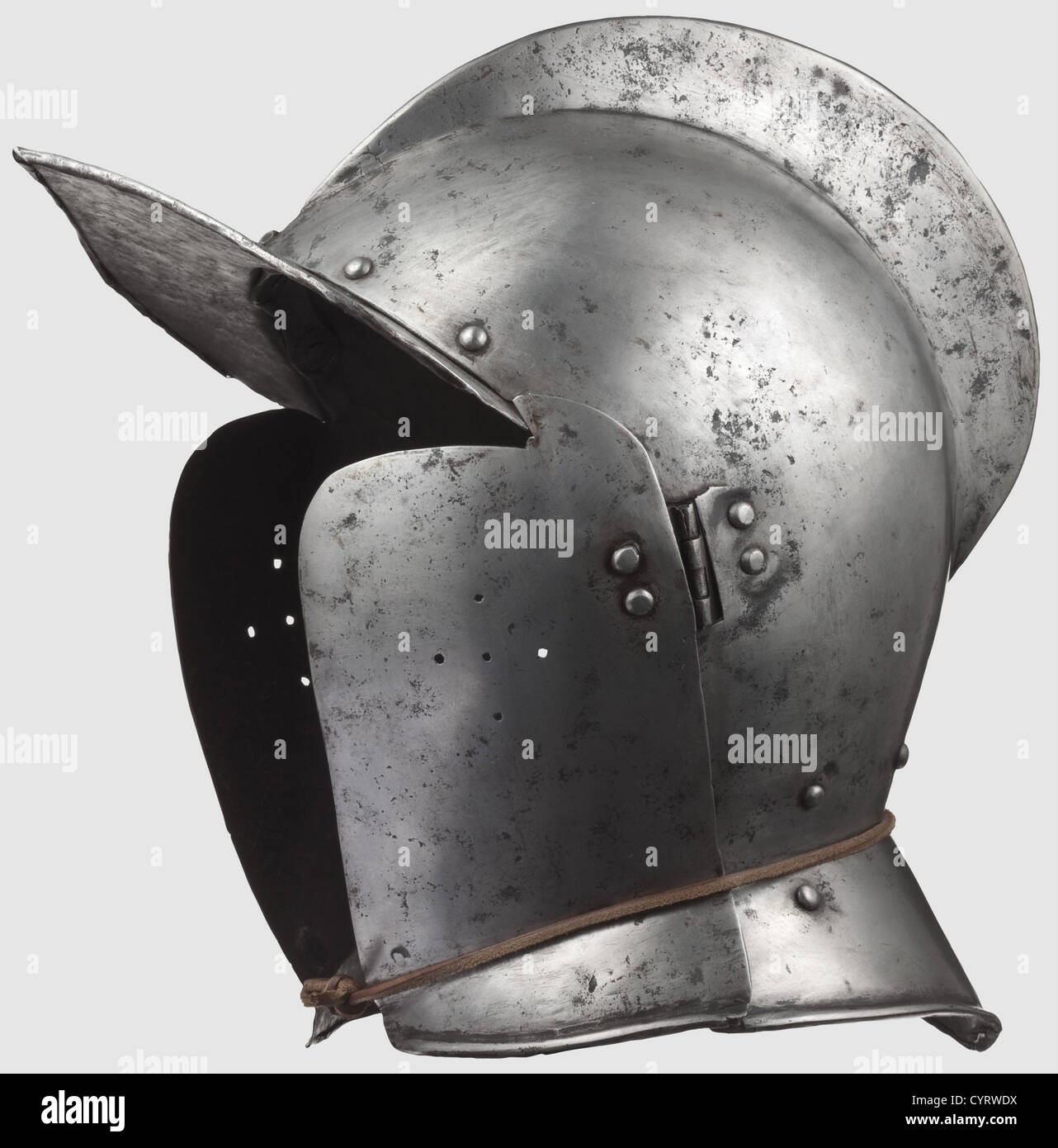 Peak and neck guard rivets hi-res stock photography and images - Alamy