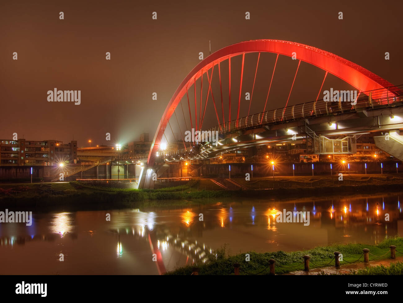 It is a beautiful and colorful bridge Stock Photo - Alamy