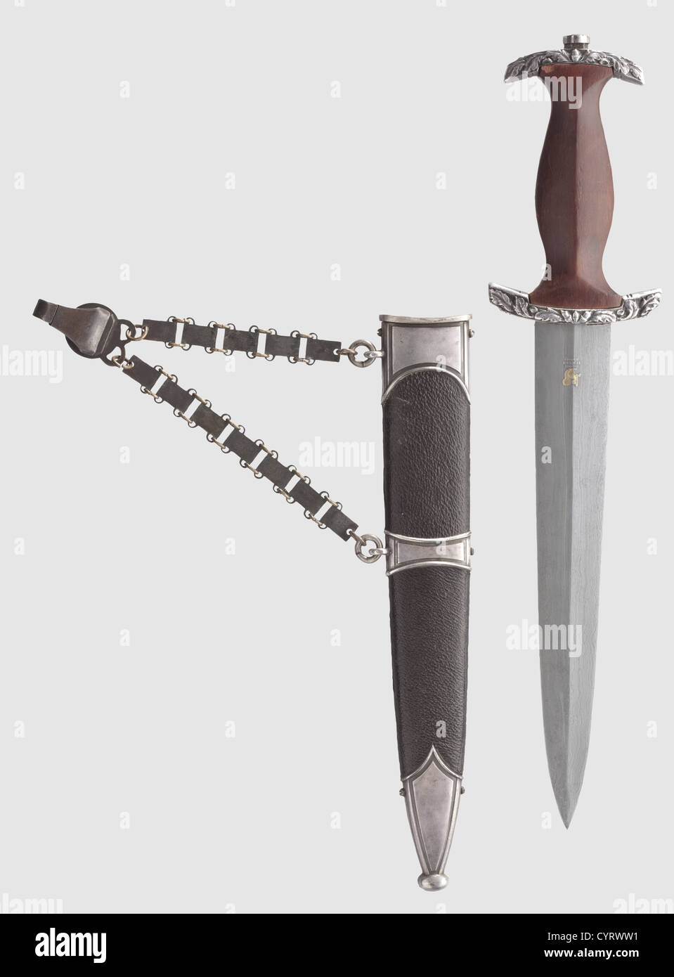 An SA honour dagger M 1938 with chain hanger for high leaders,maker ...